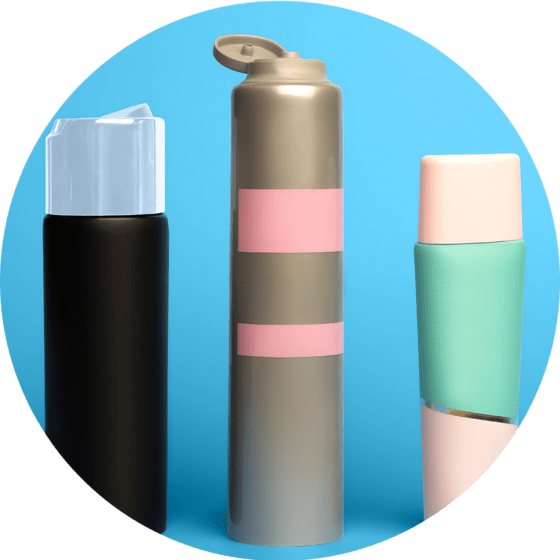 Plastic Tubes – Amber.